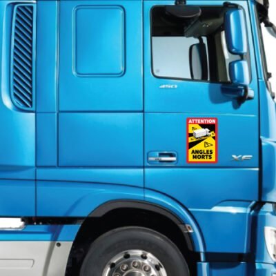 Dode hoek sticker Frankrijk Angles Morts - Levertijd 1 werkdag